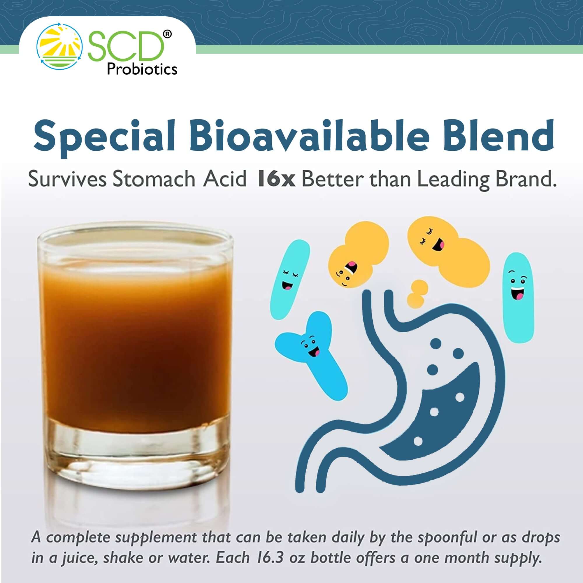 SCD Essential Probiotics - Liquid Probiotic Supplement