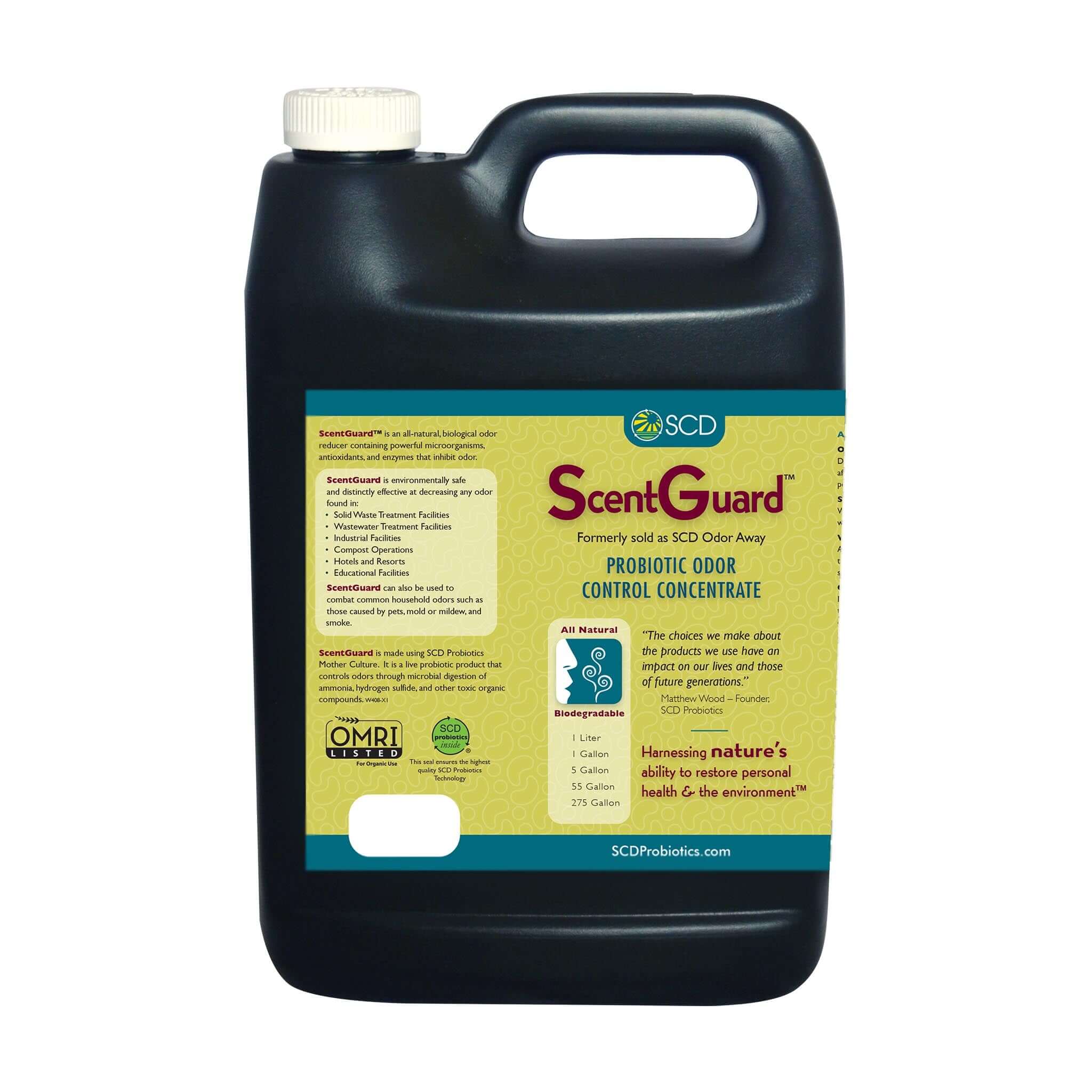 SCD ScentGuard - Probiotics Odor Remover